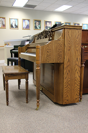 1999 Charles Walter Console Piano