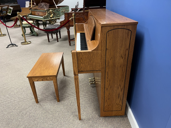 2001 Yamaha M450 console piano and bench