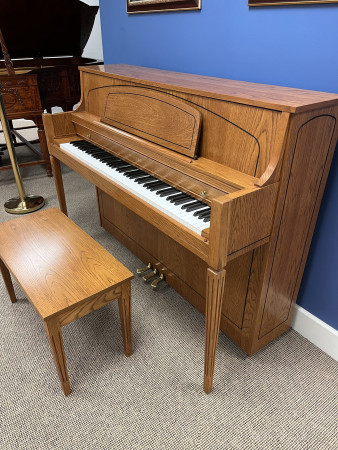 2001 Yamaha M450 console piano and bench