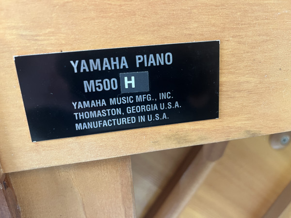 Yamaha M500 Hancock console piano