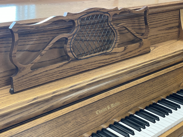 1987 Charles R Walter console piano